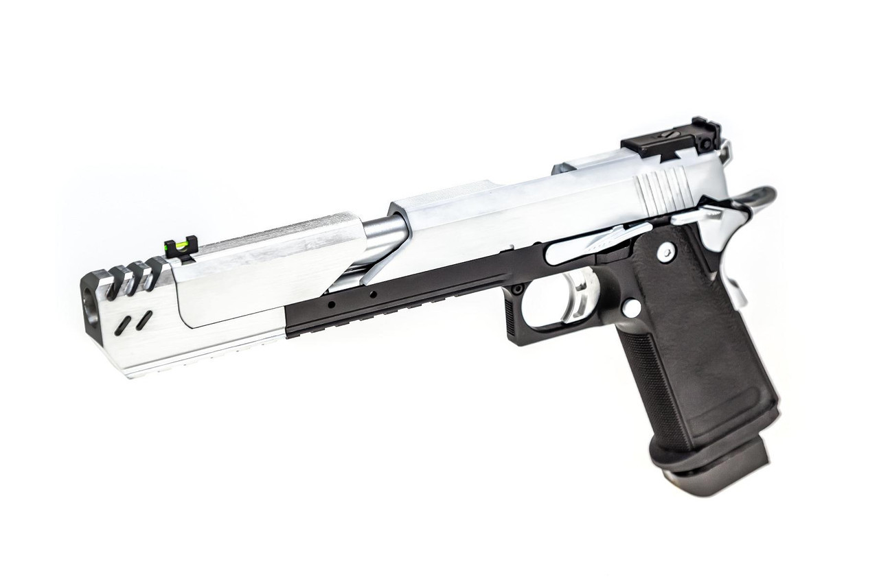Raven Hi Capa Dragon 7 Gas Blowback Airsoft Pistol in Silver - bbgunsuk ...