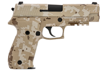 Raven R226 Gas Blowback pistol with Rail in Digital Camo - bbgunsuk.co.uk