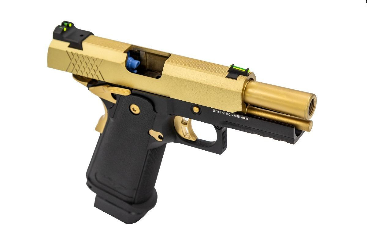 Raven Hi Capa 5.1 GBB Pistol in Gold