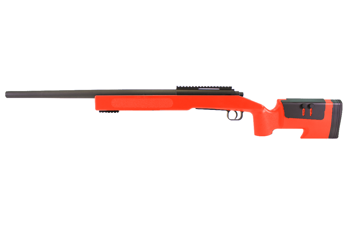 Double Eagle M62 Airsoft Sniper Rifle In Red - bbgunsuk.co.uk