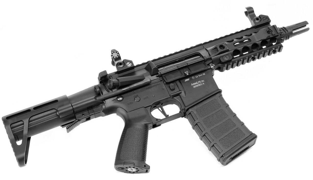 ASG - Armalite M15 URX-SBR AEG Value pack in Black - bbgunsuk.co.uk