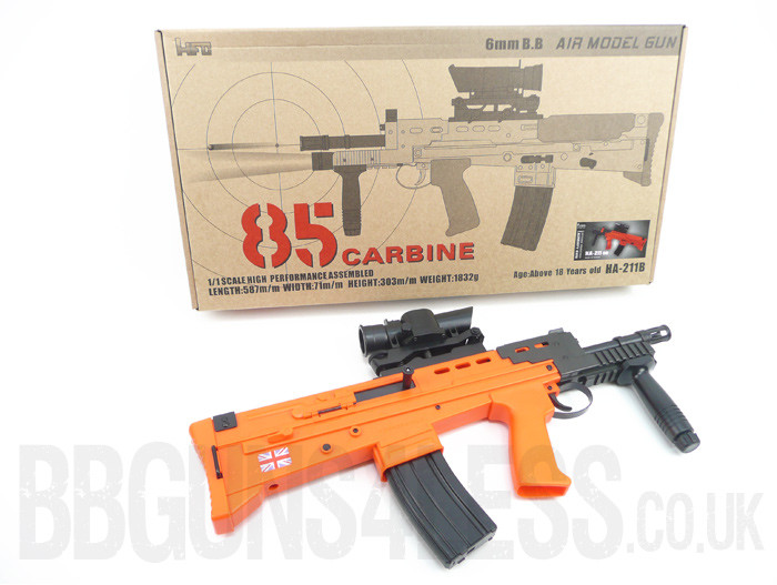 HFC HA2110 l85 SA80 carbine in orange - bbgunsuk.co.uk