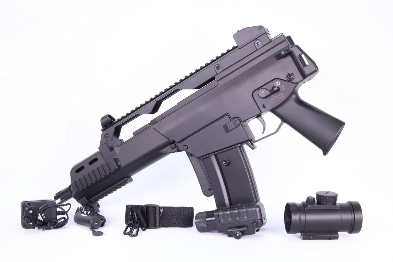 Double Eagle M809A2 G36 Replica Airsoft Gun in Black - bbgunsuk.co.uk