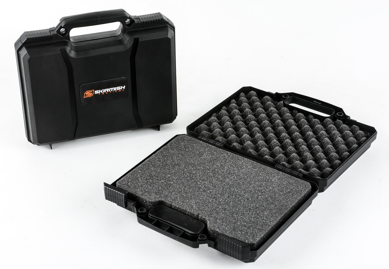 Skirmish Tactical Hard Airsoft Pistol Case with DIY Foam in Black ...