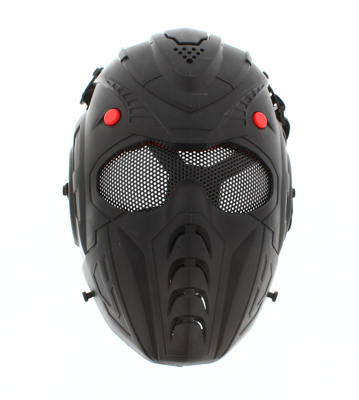 Airsoft Full Face Mask X1 with Mesh Eye Protection in Black - bbgunsuk ...