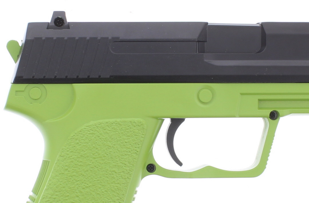 Vigor V23 USP Full Metal pistol inc Tactical Rail in Green - bbgunsuk.co.uk