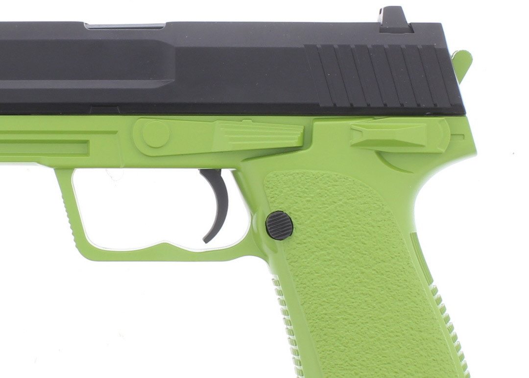 Vigor V23 USP Full Metal pistol inc Tactical Rail in Green - bbgunsuk.co.uk