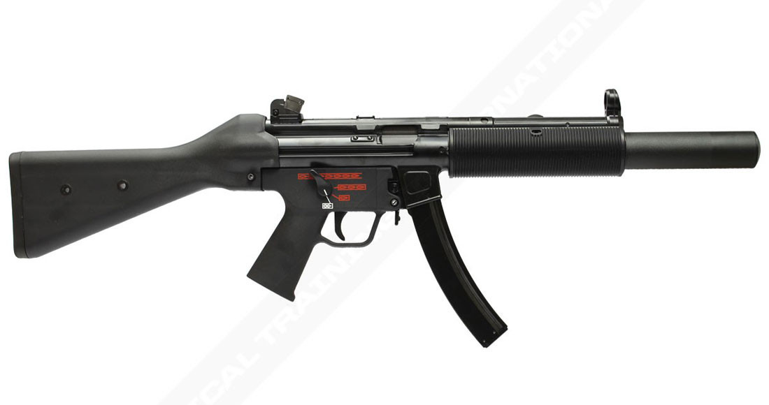 WE Apache MP5 SD1 Gas Blowback Airsoft Submachine Gun in Black ...