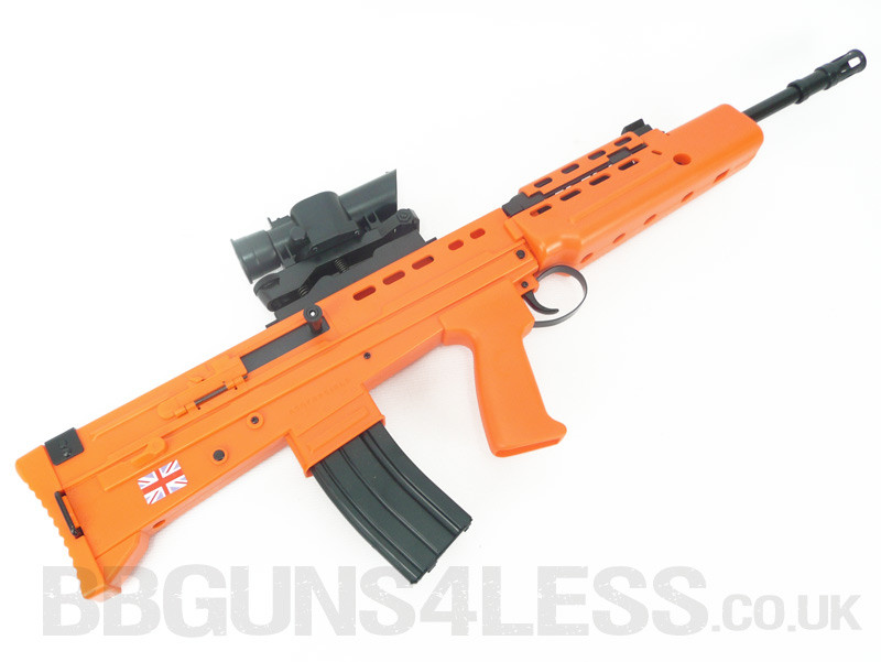 HFC L85 SA 80 replica Rifle in orange - bbgunsuk.co.uk