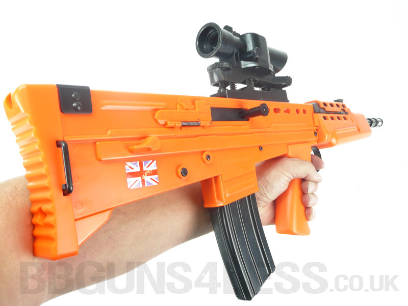 HFC L85 SA 80 replica Rifle in orange - bbgunsuk.co.uk