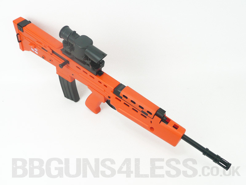 HFC L85 SA 80 replica Rifle in orange - bbgunsuk.co.uk
