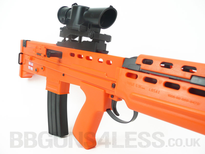 HFC L85 SA 80 replica Rifle in orange - bbgunsuk.co.uk