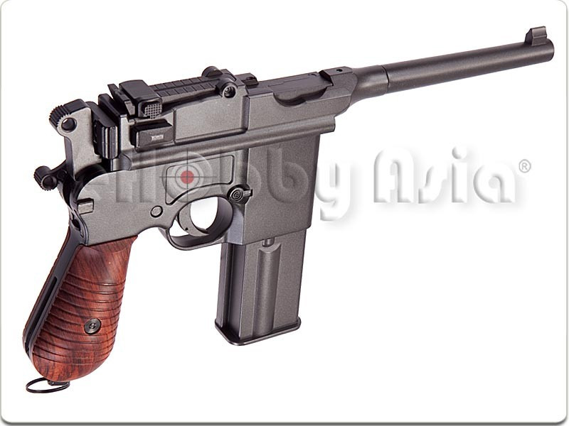 KWC M712 Full Metal CO2 Blowback Airsoft Pistol in Black - bbgunsuk.co.uk