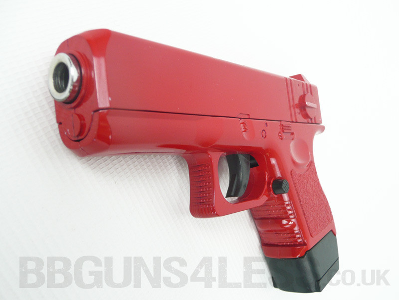 Galaxy G16 Full Metal Pistol in Red - bbgunsuk.co.uk