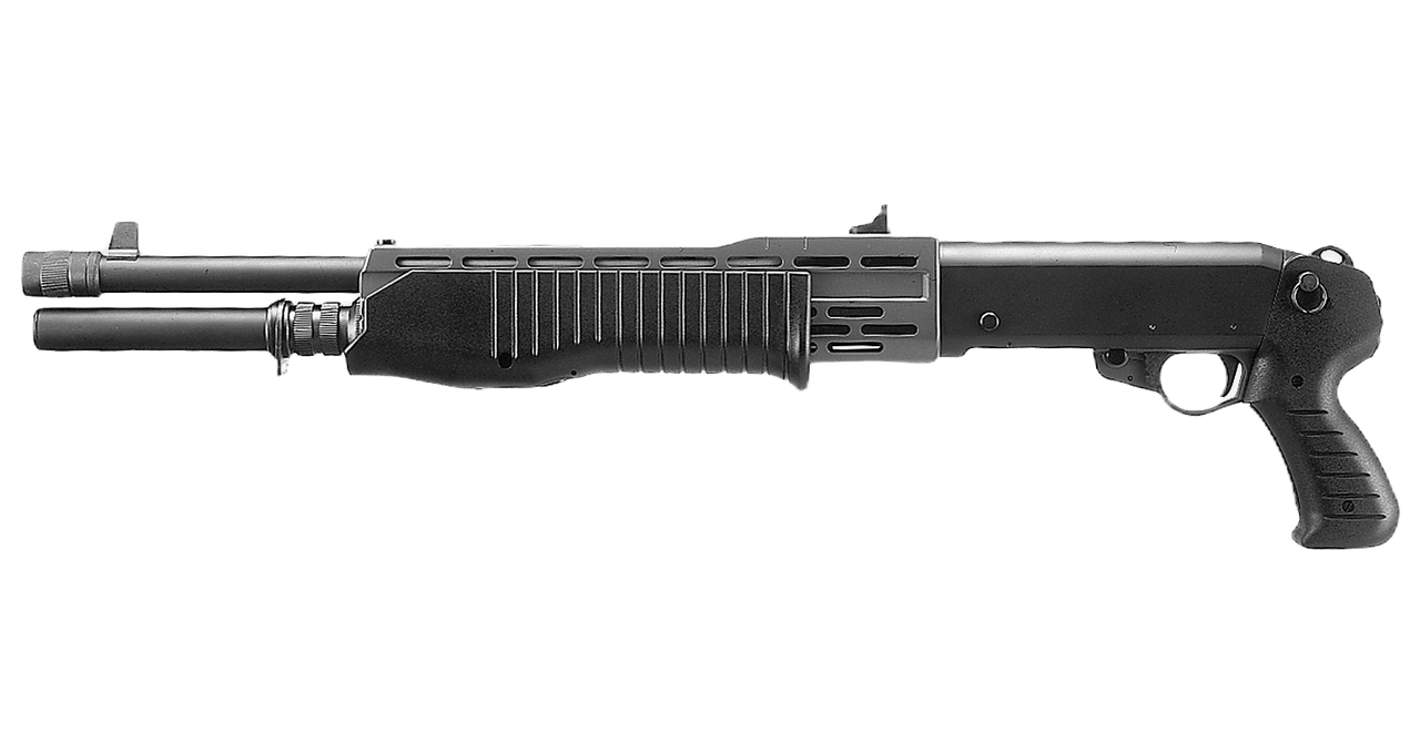 Tokyo Marui SPAS 12 Airsoft Shotgun in Black - bbgunsuk.co.uk