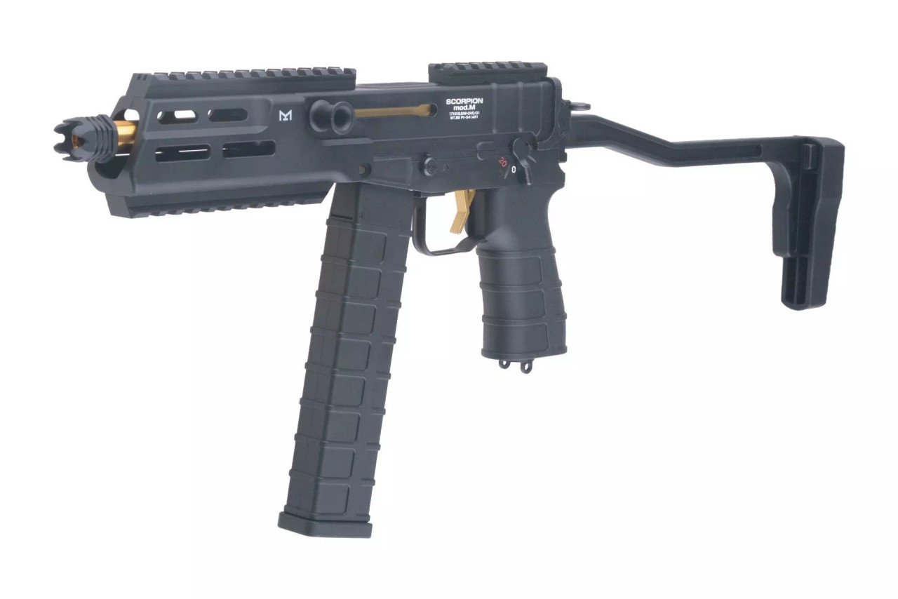 Tokyo Marui Scorpion Mod.M SMG Rifle in Black - bbgunsuk.co.uk