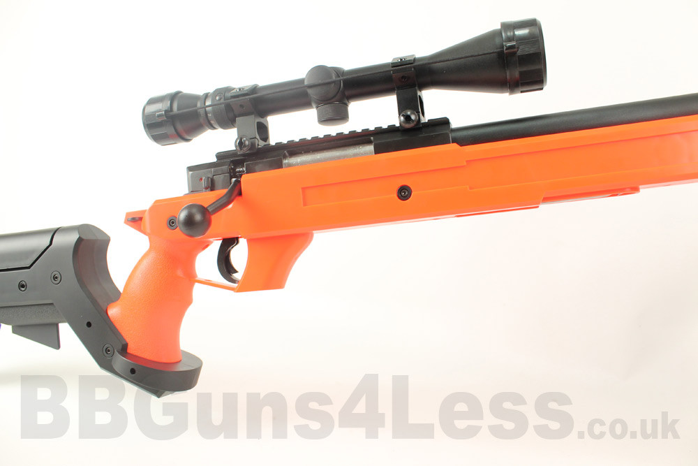 Well MB04 Airsoft Sniper rifle in orange G22 AWM - bbgunsuk.co.uk