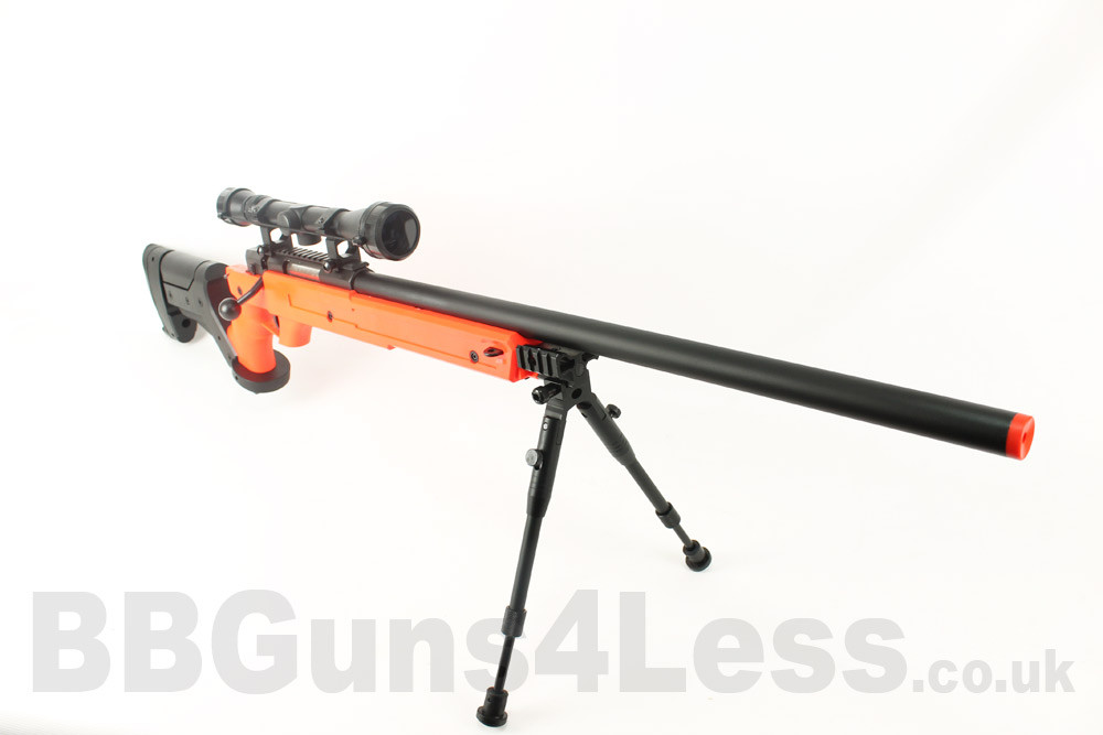 Well MB04 Airsoft Sniper rifle in orange G22 AWM - bbgunsuk.co.uk