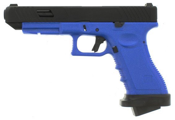 Vigor EU34 Custom GBB Airsoft Pistol in Blue - bbgunsuk.co.uk