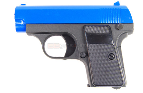 Galaxy G1 Metal Spring Pistol BB Gun in Blue