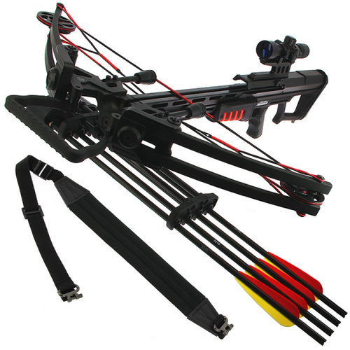 Anglo Arms Panther Tactical Crossbow Set 175lb with Red Dot Sight in Camo