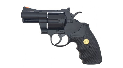 UHC Python .357 Gas Airsoft Revolver 2.5" in Black - bbgunsuk.co.uk