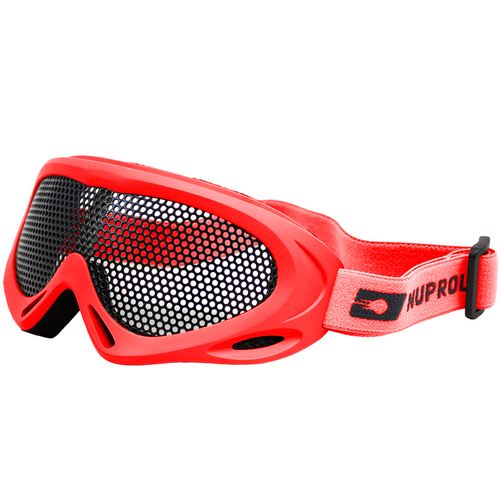 Nuprol PRO Mesh Goggles Tactical Airsoft Eye Protection in Red- Large ...