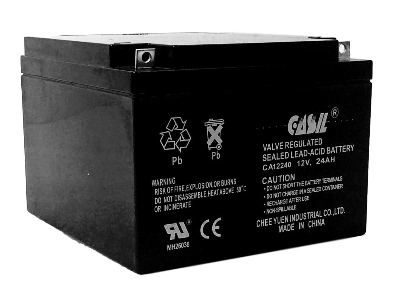 Casil CA12240 12v 24ah Rechargeable Battery