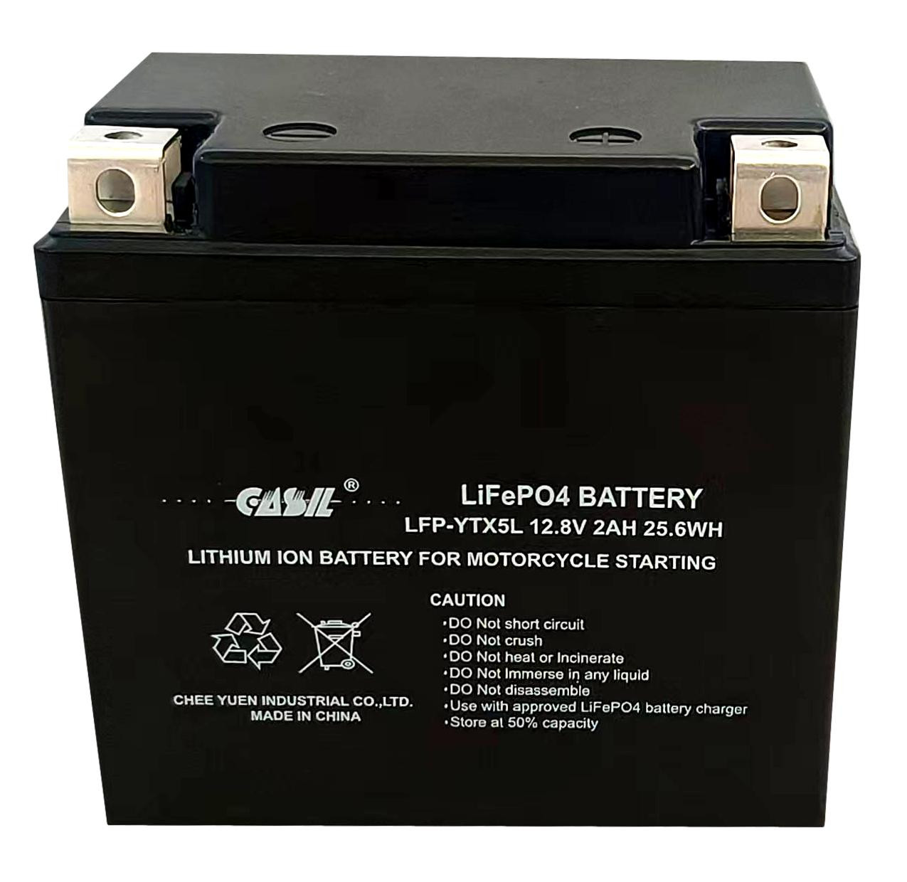 Casil YTX5L-BS Rechargeable Lithium Iron Phosphate Lifepo4 Replacement ...