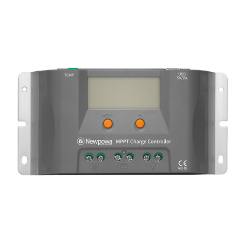 15A MPPT Solar Charge Controller w/ High-quality Components -Newpowa