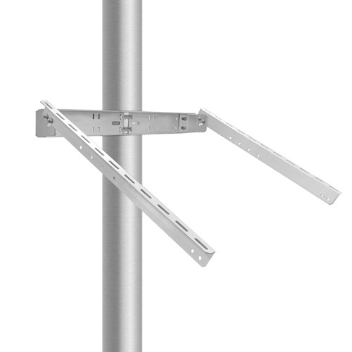 Double Arm Pole/Wall Side Mount for 80W-120W Solar Panels -Newpowa