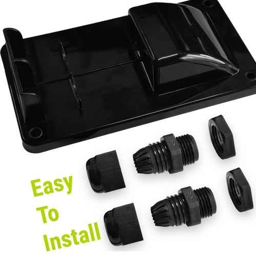 Cable Entry Plate Waterproof Double Cable Gland -Newpowa