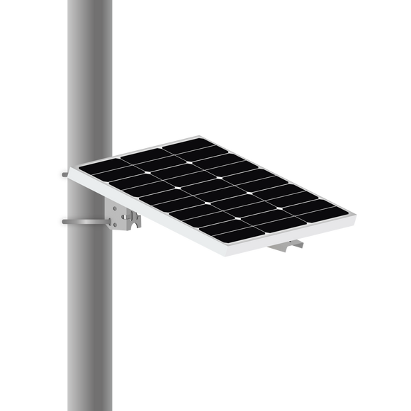 Double Arm Pole Side Mount for Up To 400W Solar Panels -Newpowa