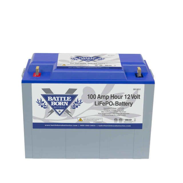 270Ah 12V LiFePO4 Deep Cycle GC3 Heated Battery- Battle Born