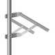 Double Arm Pole Side Mount for 200W Solar Panels -Newpowa