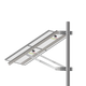Double Arm Pole Side Mount for Up To 400W Solar Panels -Newpowa