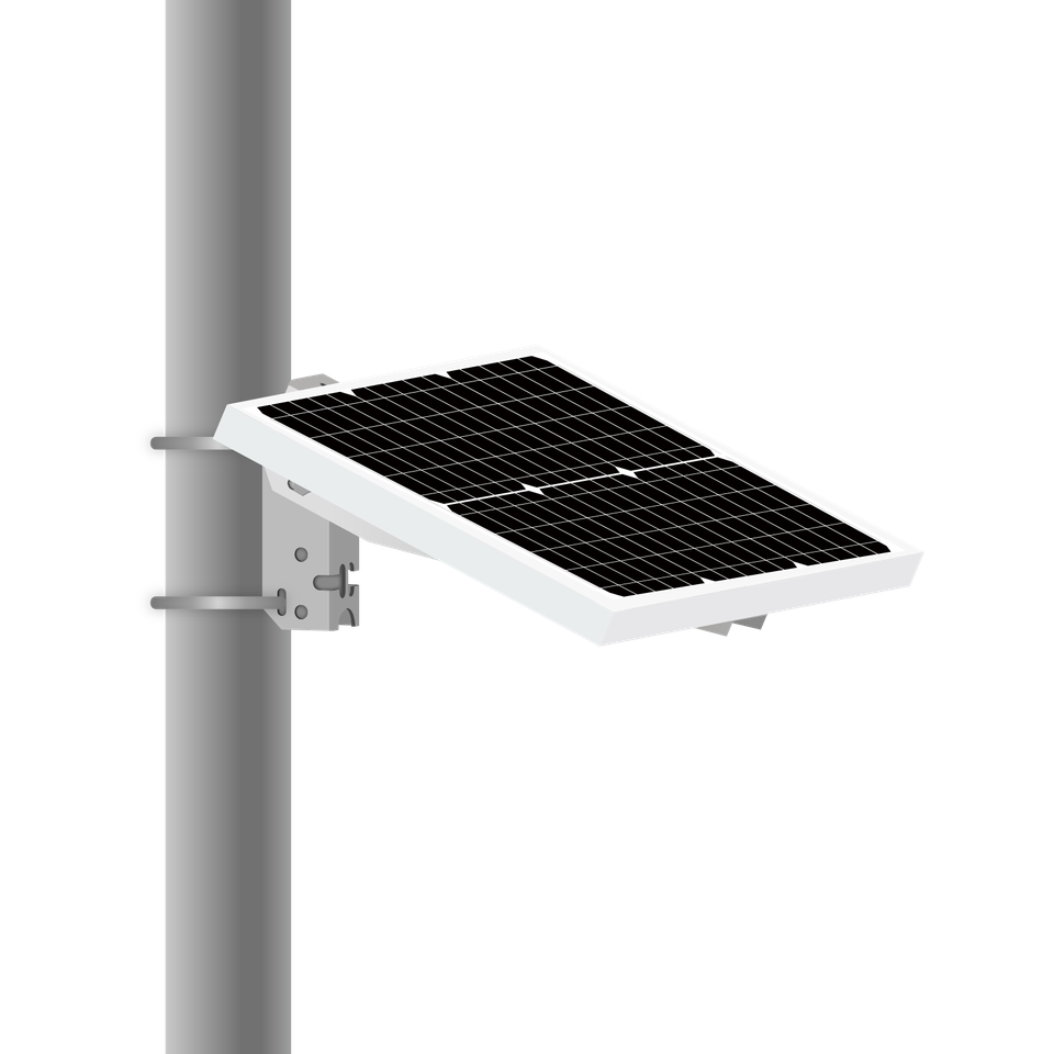 Double Arm Pole Side Mount for 200W Solar Panels -Newpowa