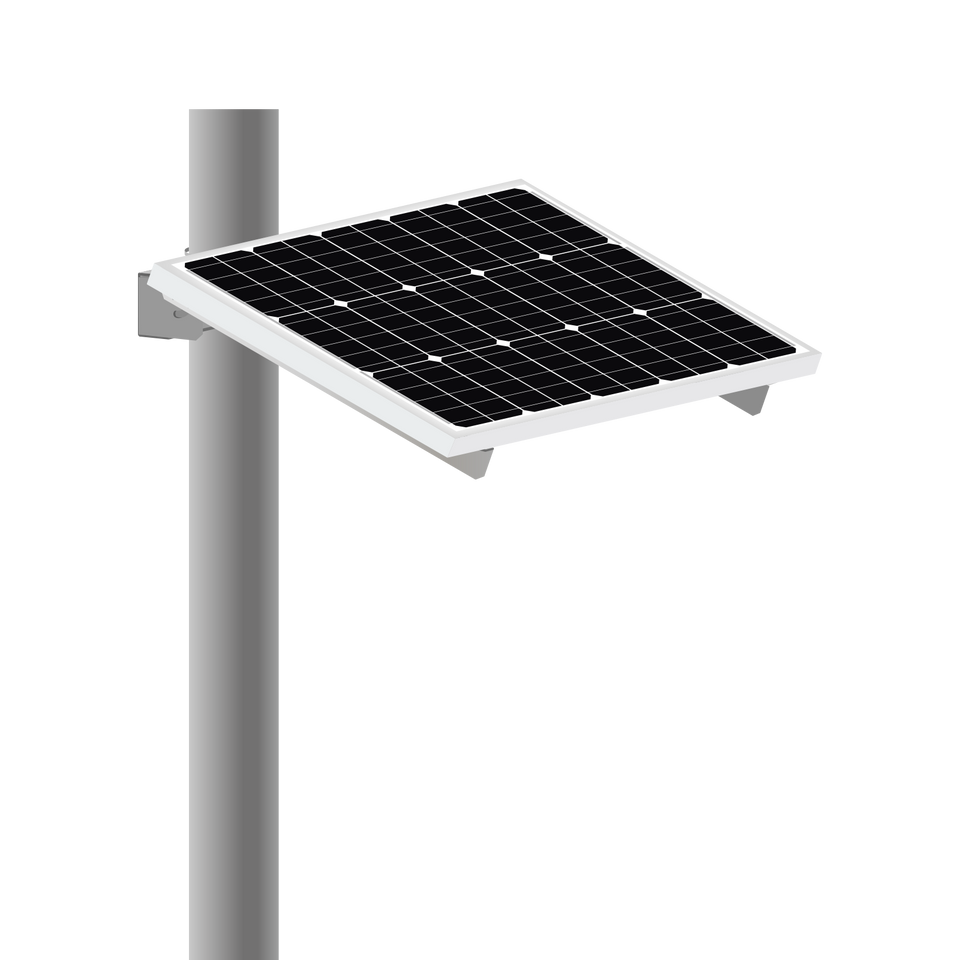 Double Arm Pole Side Mount for Up To 400W Solar Panels -Newpowa