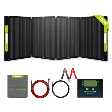 New 200W Lightweight Foldable Solar Panel Kit -Newpowa
