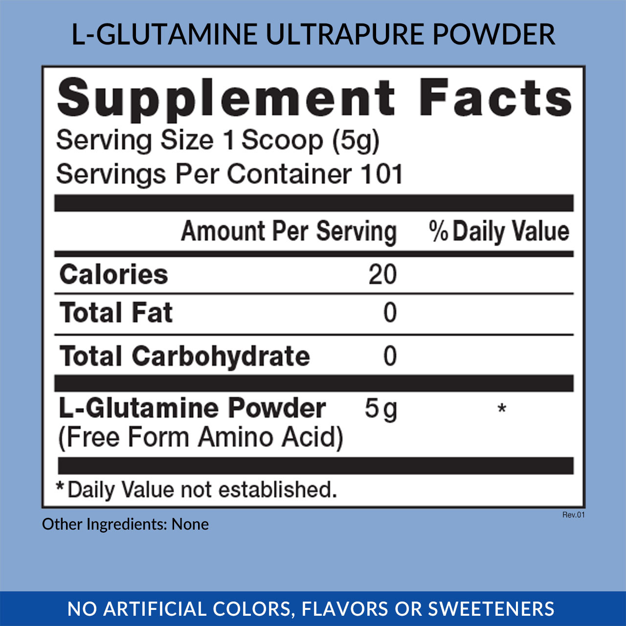 Pure L-Glutamine Powder | Vegan Glutamine | Eniva Health