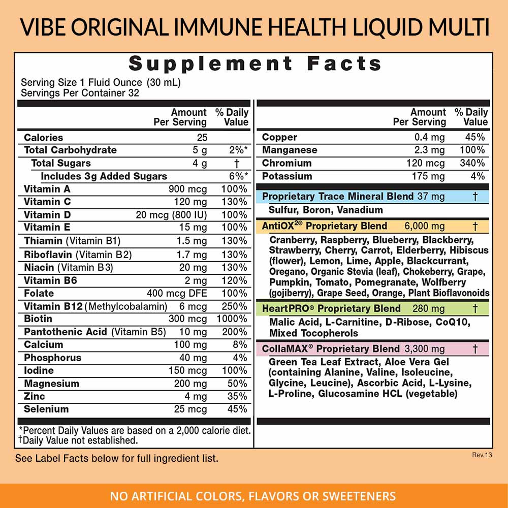 Liquid Immune Multivitamin | VIBE Original | Eniva Health