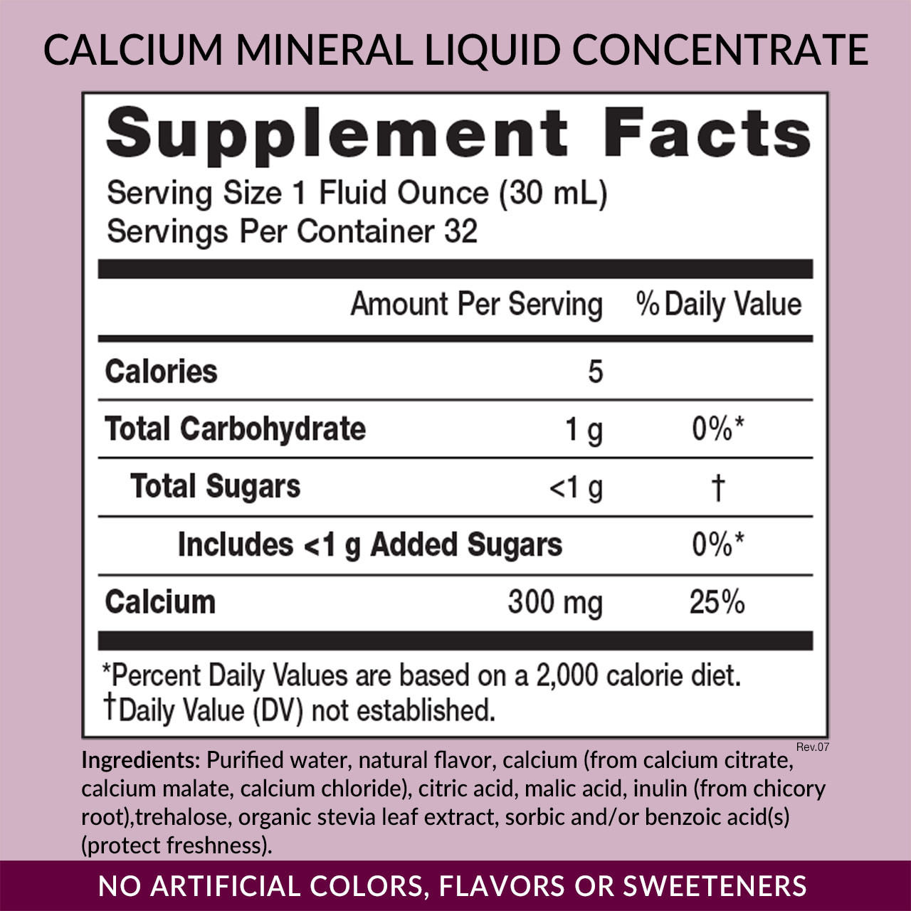 Calcium Mineral Liquid Supplement | Eniva Health