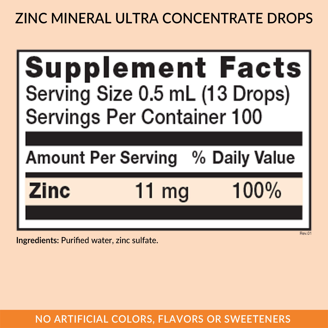 Zinc Ionic Liquid 1.7 oz