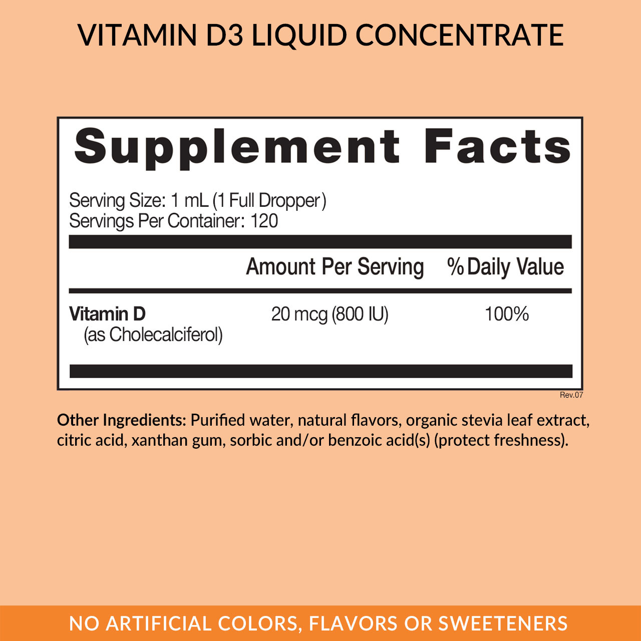 Vitamin D3 Liquid | Liquid Vitamin D Supplement | Vitamin D Liquid Form ...