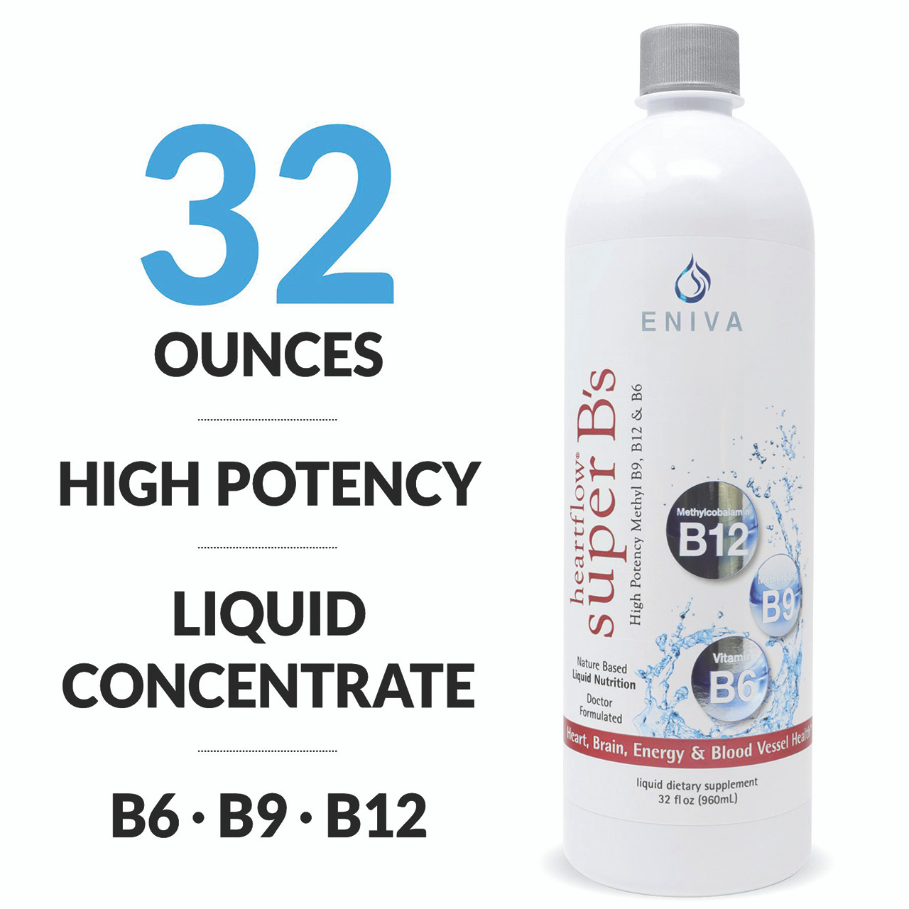 Heart Health Supplements | Liquid B Complex | Heart Health Vitamins - Eniva