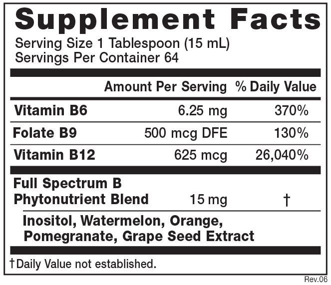 Heart Health Supplements | Liquid B Complex | Heart Health Vitamins - Eniva