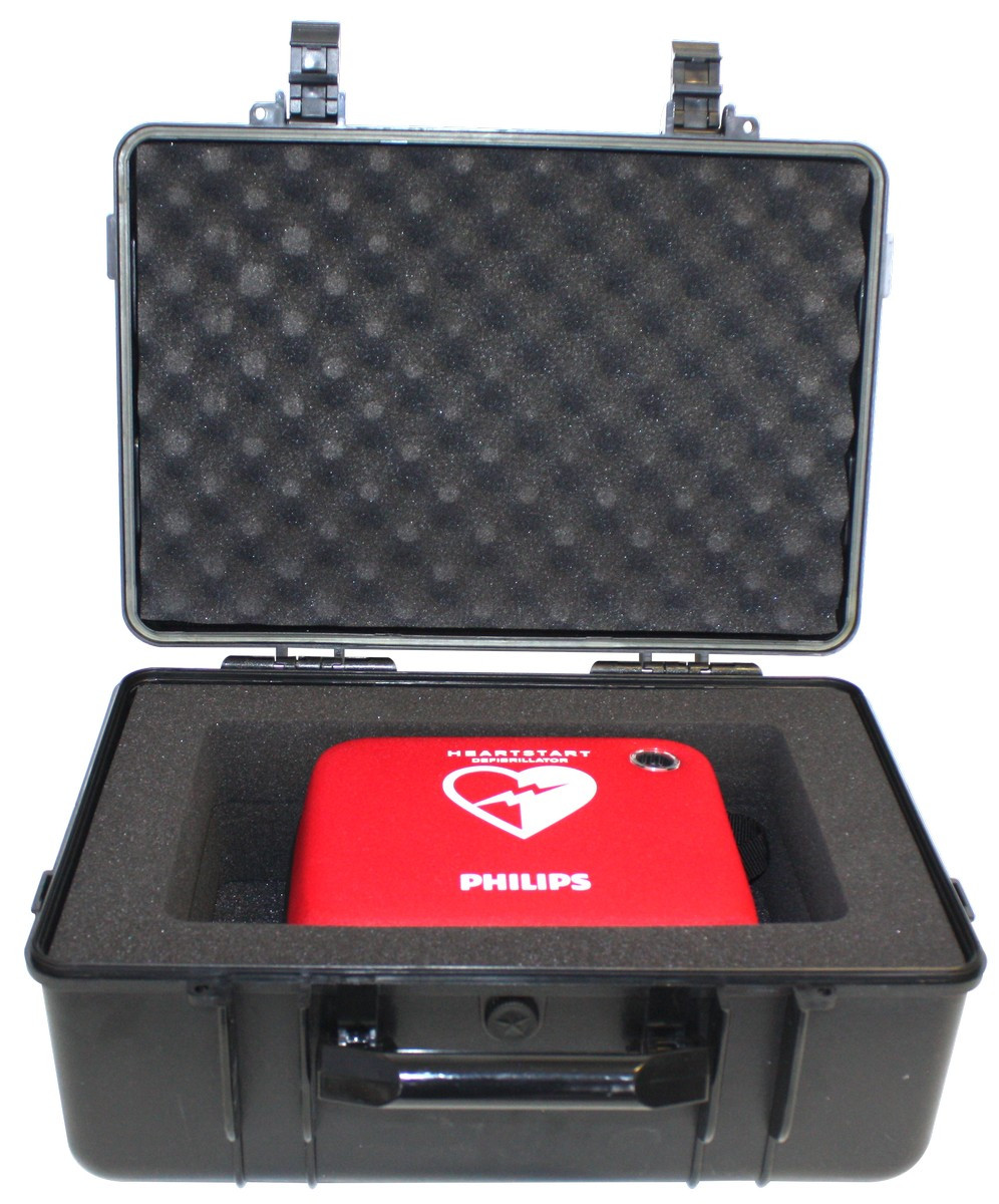 AED Protective Hard Pelican Case - Defibtech Lifeline