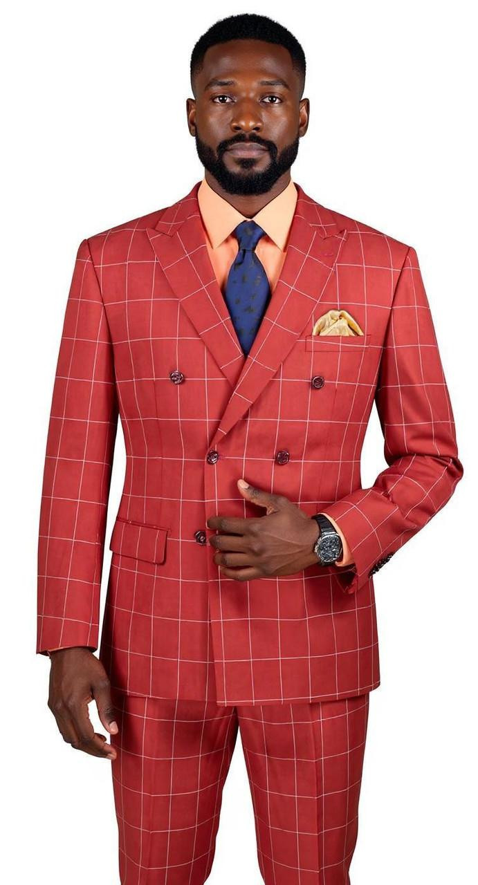 Mens Red Suits | ContempoSuits.com