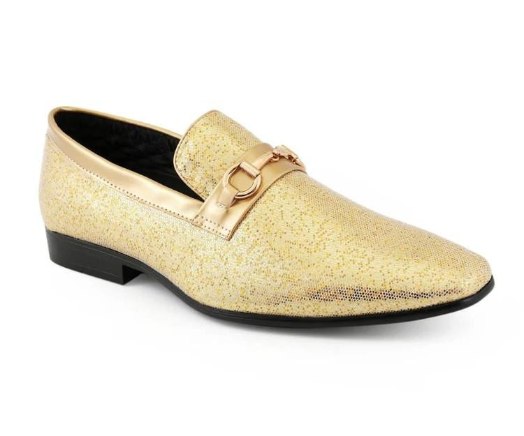 Amali Guys Bracelet Prom Dance Loafers Gold Sutton