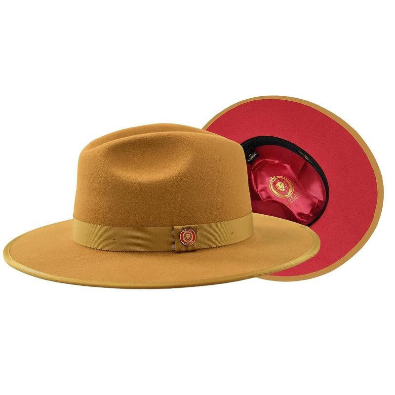 Red Bottom Hats | Mens Felt Hats | ContempoSuits.com